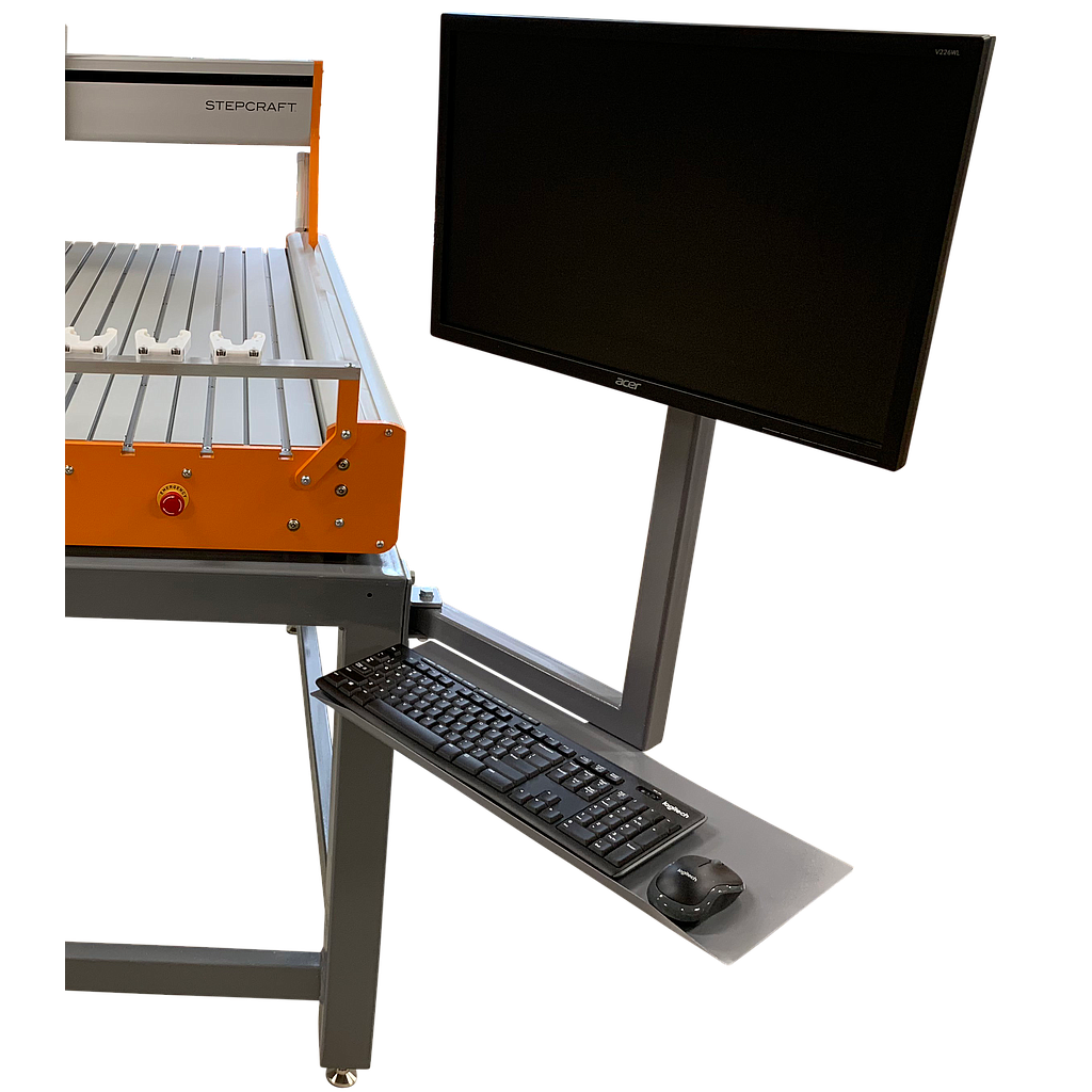 Monitor/Keyboard Stand for Q-Series | Stepcraft, Inc.